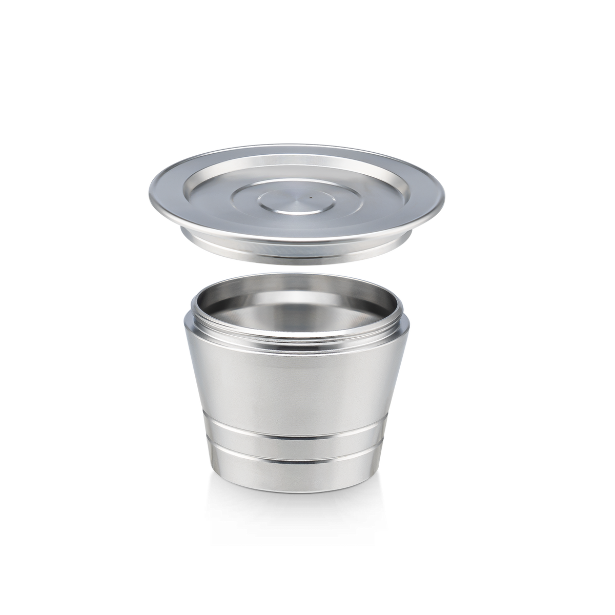 Refillable STAINLESS STEEL Metal Reusable Capsule For Instant Coffee M ...